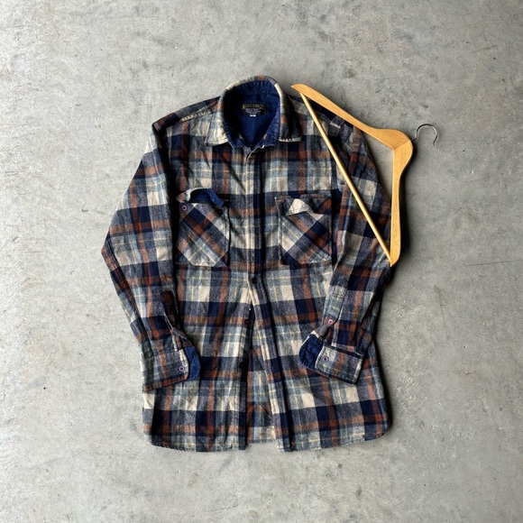 Shirts | Vintage 8s Distressed Flannel Size L | Poshmark